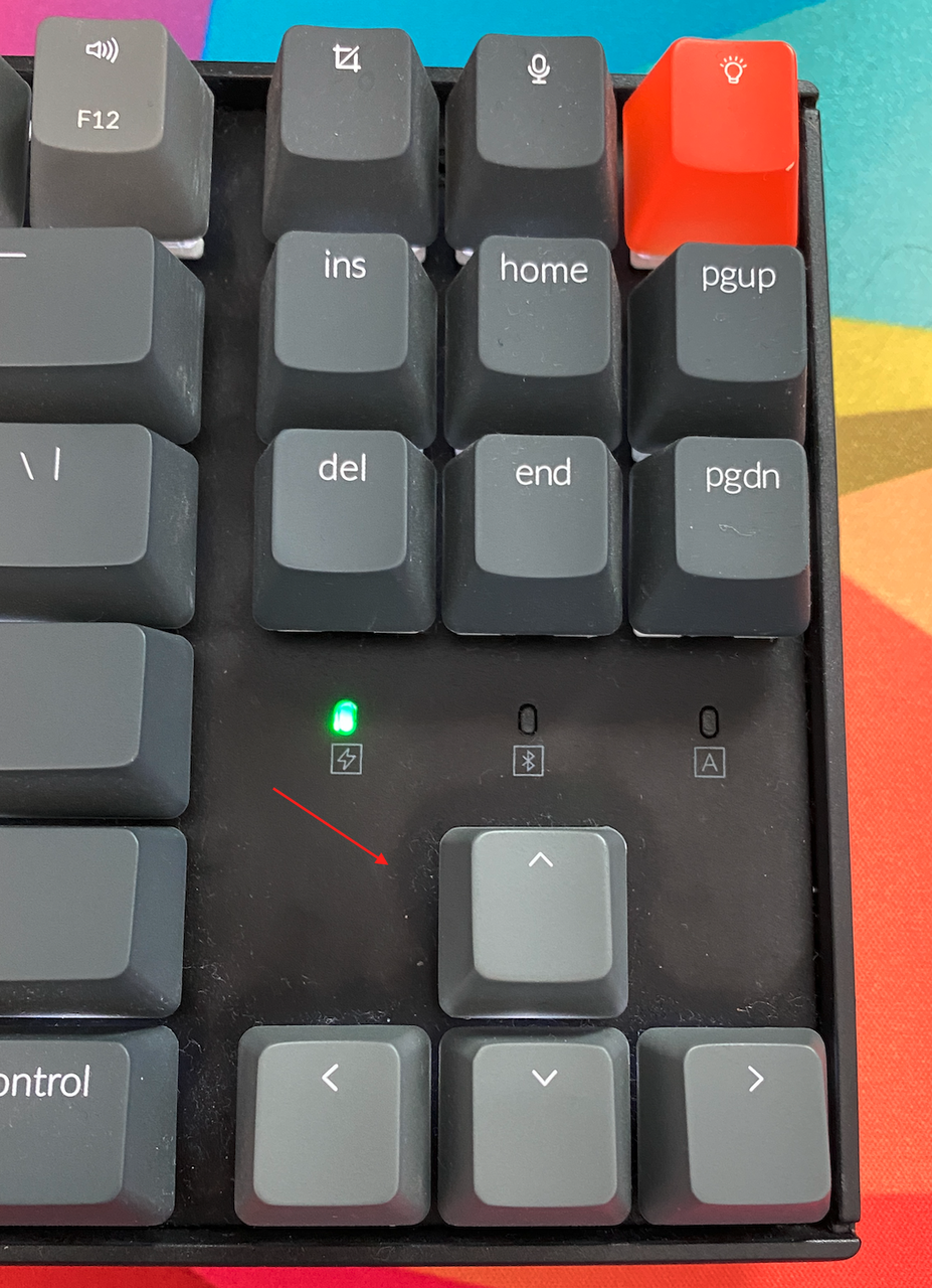 For the past 2 months, something like oil has appeared on my K8 ...