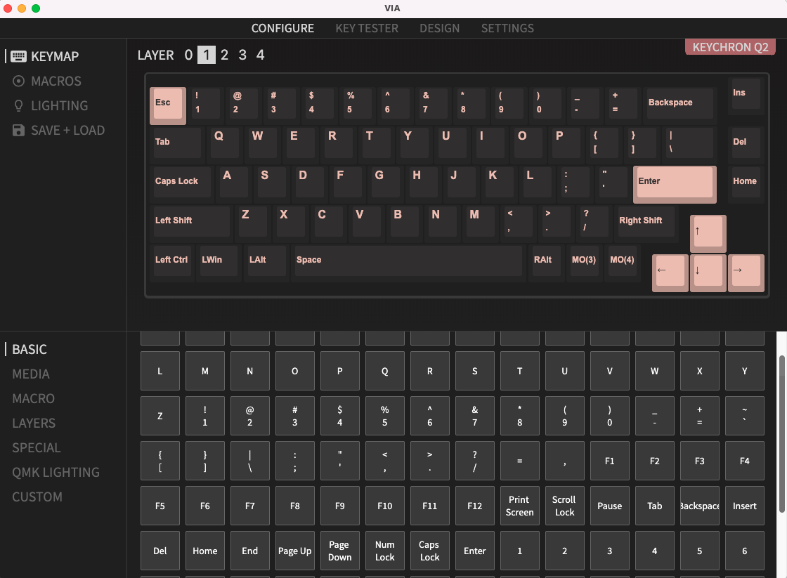 The Caps lock key and left Ctrl are swapped. The left Windows key and ...